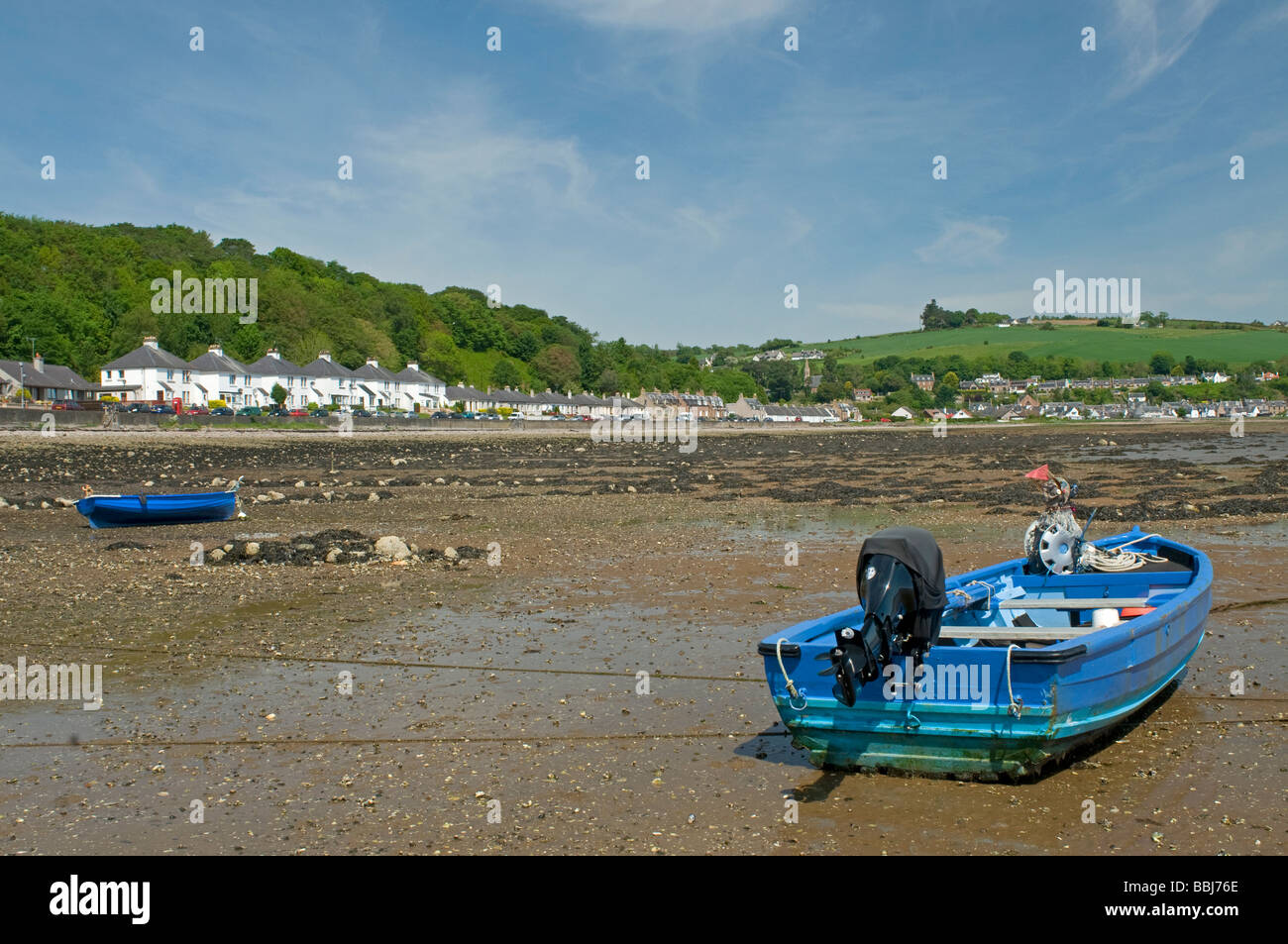 The seafront at Avoch Village on the Black Isle Ross and Cromarty ...