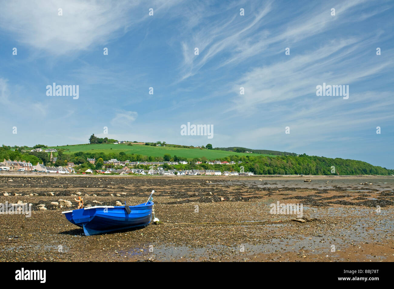 The seafront at Avoch Village on the Black Isle Ross and Cromarty ...