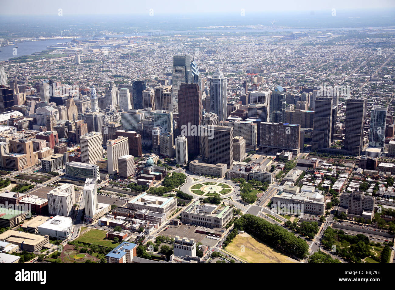 Aerial photograph of Philadelphia, Pennsylvania, U.S.A Stock Photo - Alamy