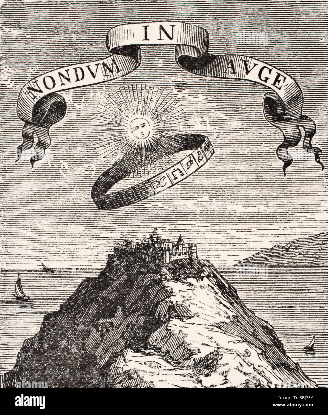 Device of the Emperor Charles V while king of Spain. A sun rising above ...