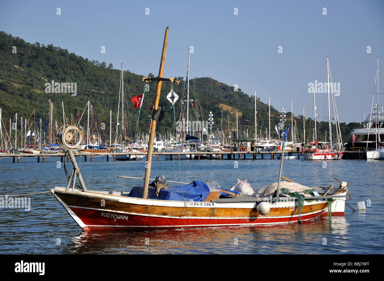 Harbour view, Gocek, Mugla Province, Turkey Stock Photo - Alamy