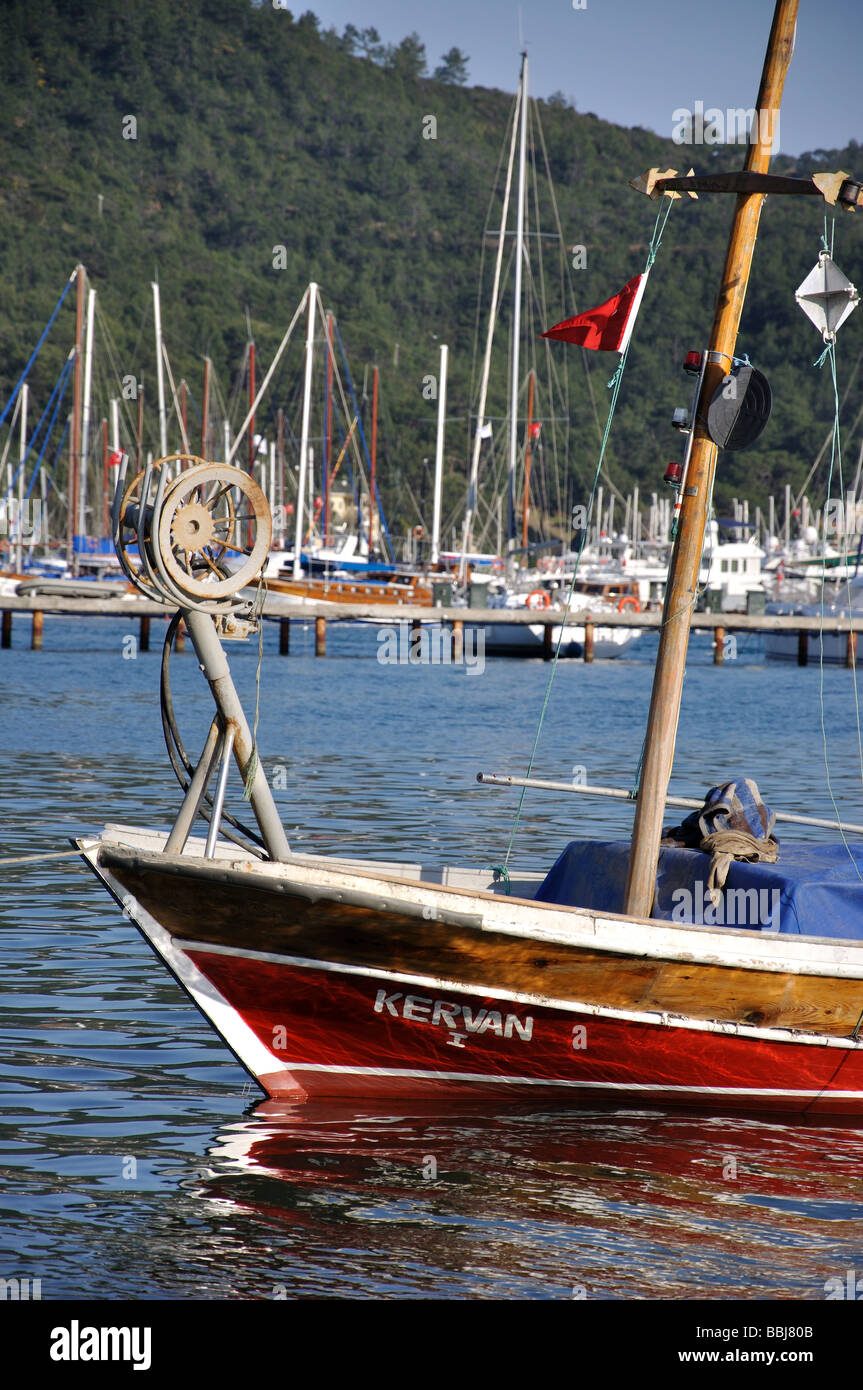 Harbour view, Gocek, Mugla Province, Republic of Türkiye Stock Photo ...