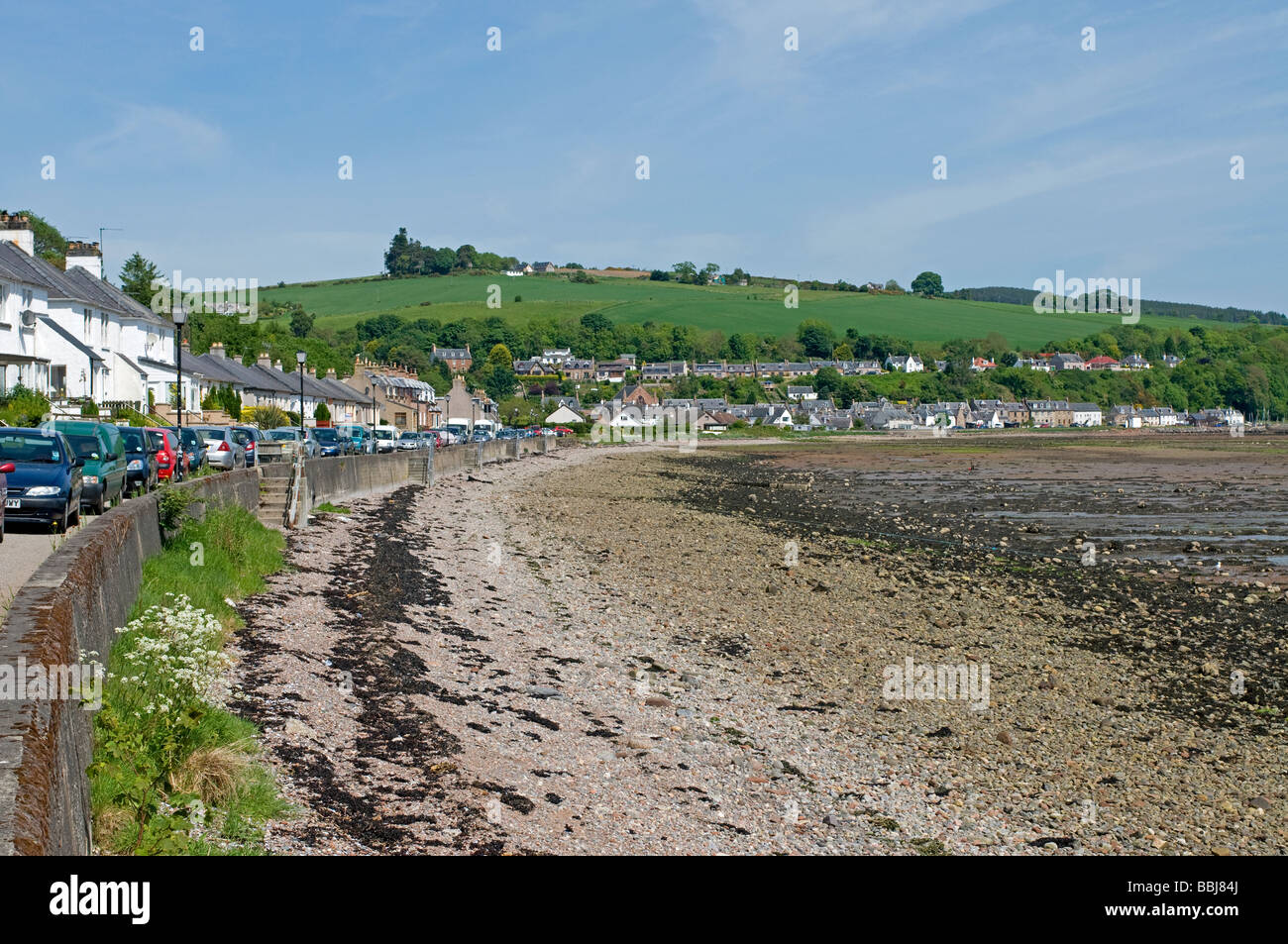 The seafront at Avoch Village on the Black Isle Ross and Cromarty ...