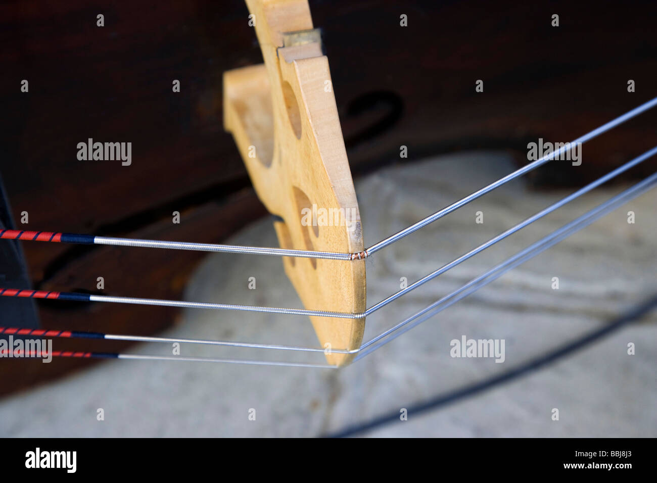 Double bass bridge hi-res stock photography and images - Alamy