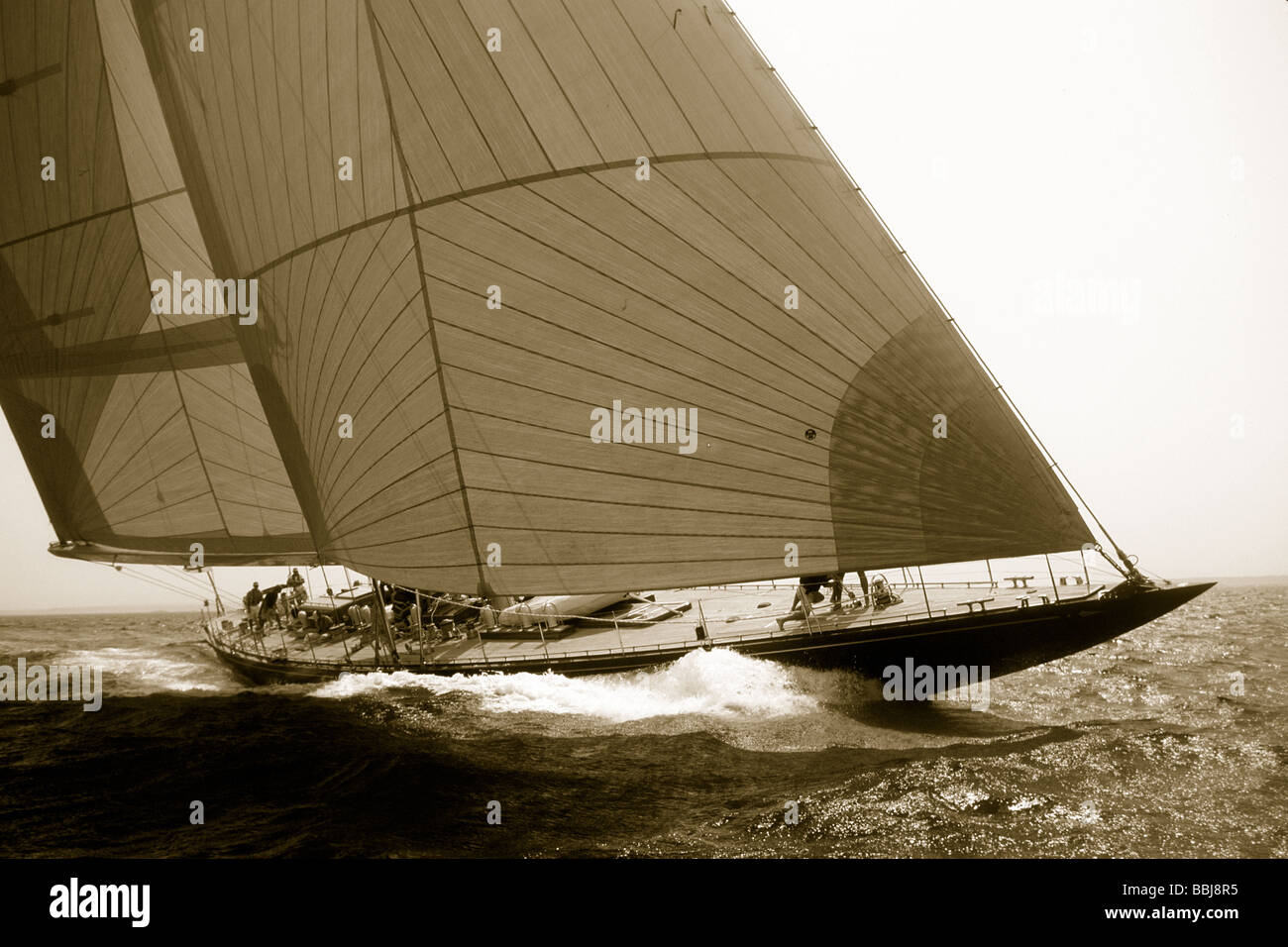 Endeavor, Classic Sailing Yacht Stock Photo - Alamy