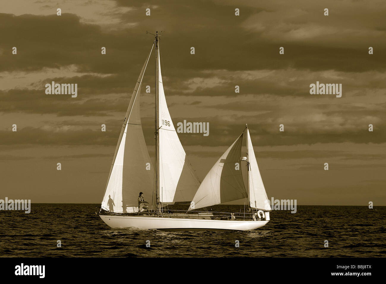 Classic Sailing Yacht Stock Photo - Alamy