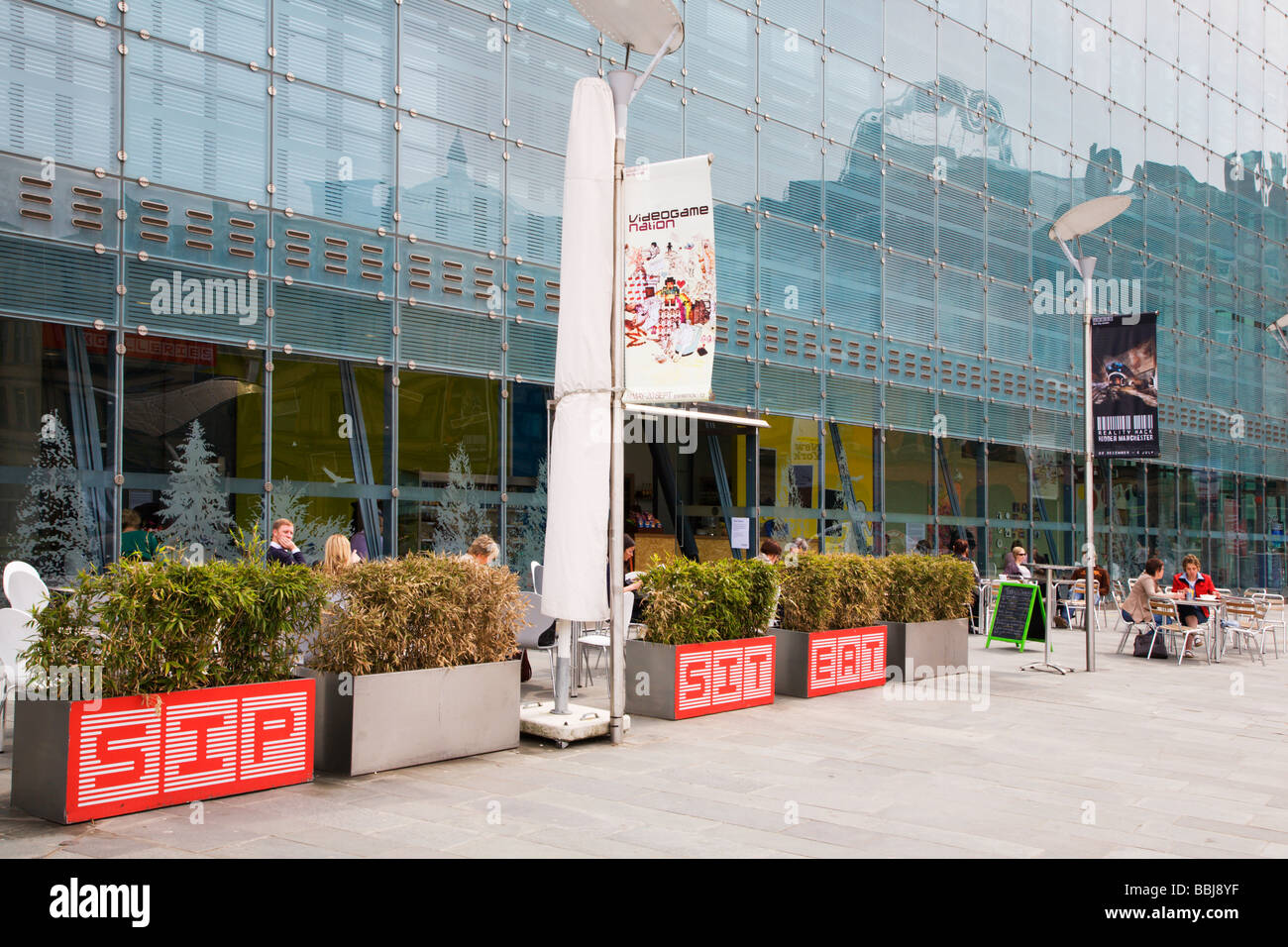 Cafe at Urbis Exhibition Centre Manchester England Stock Photo - Alamy