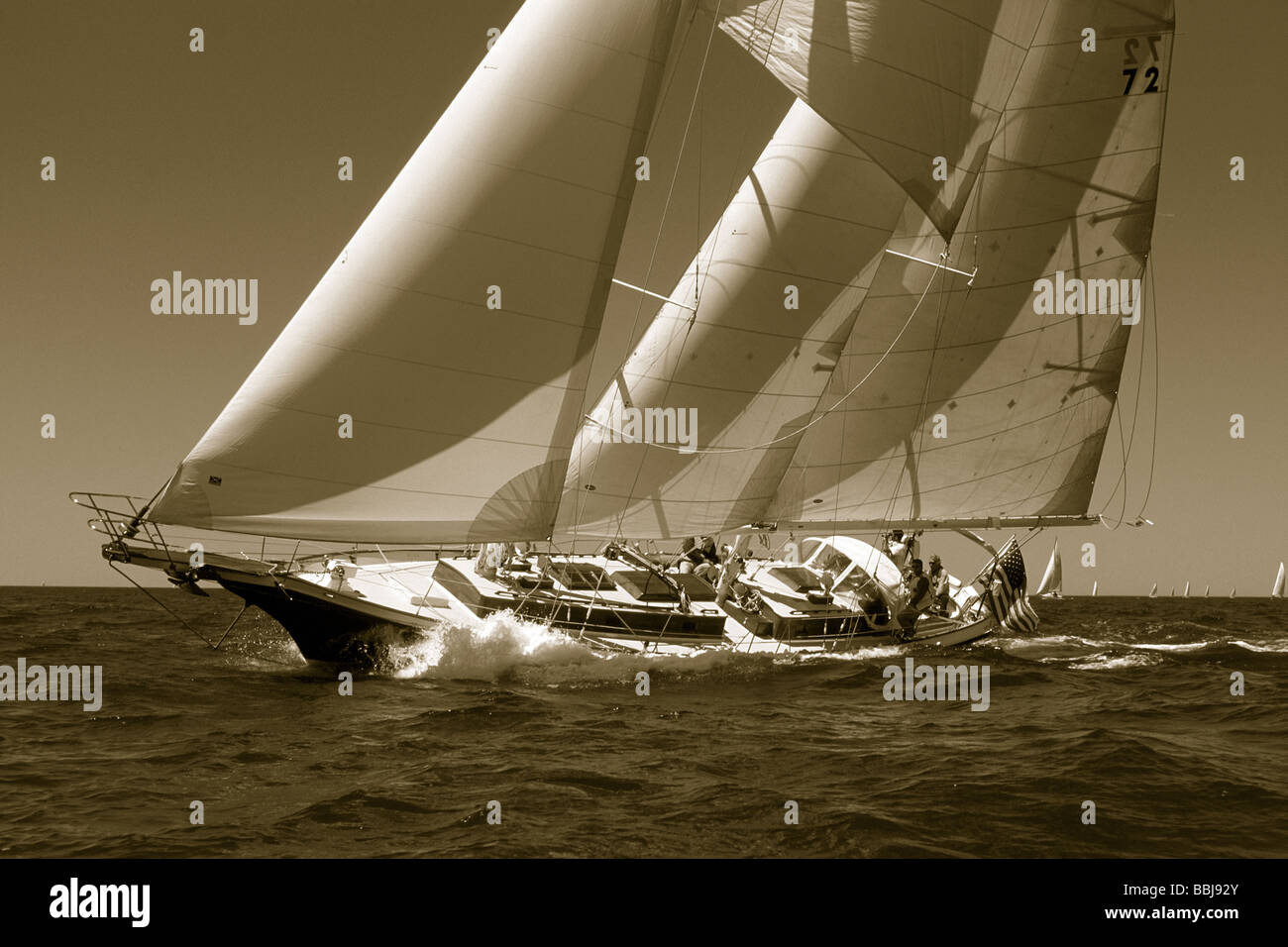 Classic Sailing Yacht Stock Photo - Alamy