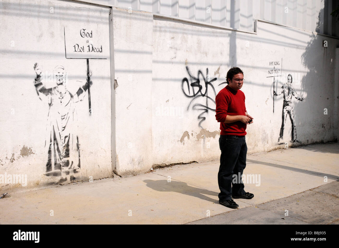 Notions to make a man stop and think Stock Photo - Alamy