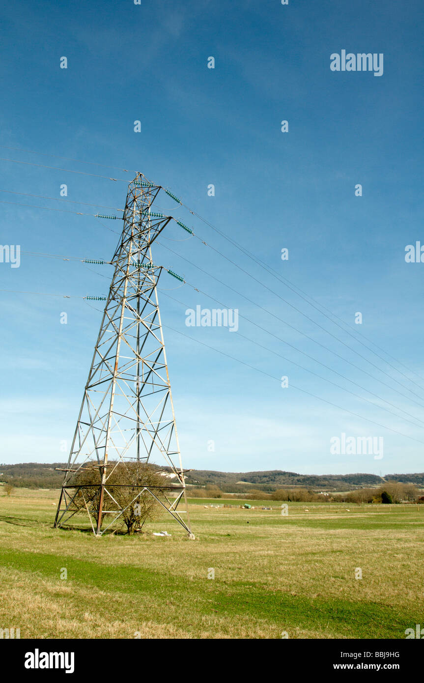 Rural pylon hi-res stock photography and images - Alamy