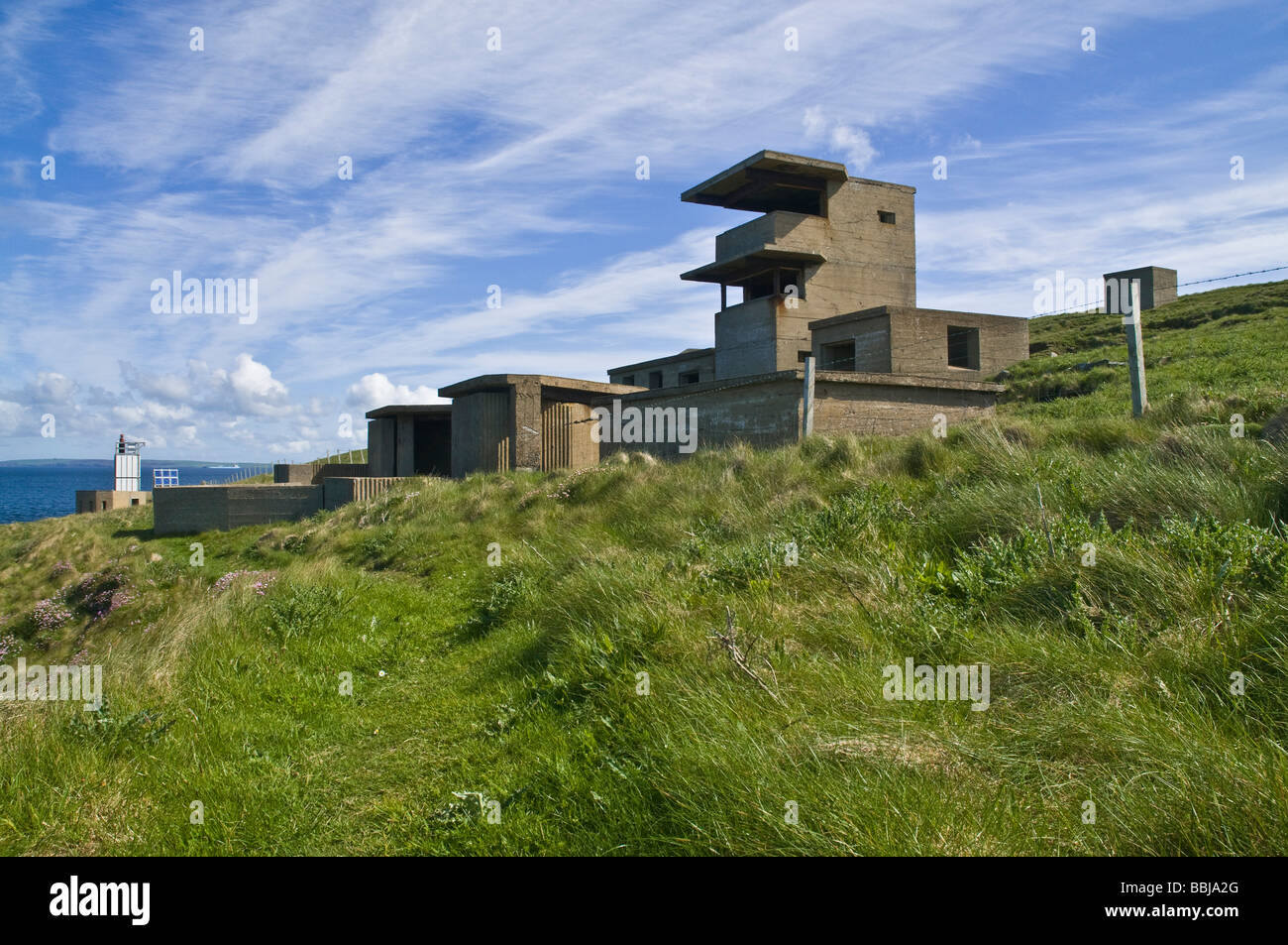 dh Hoxa Head battery WW2 SOUTH RONALDSAY ORKNEY Balfour observation ...