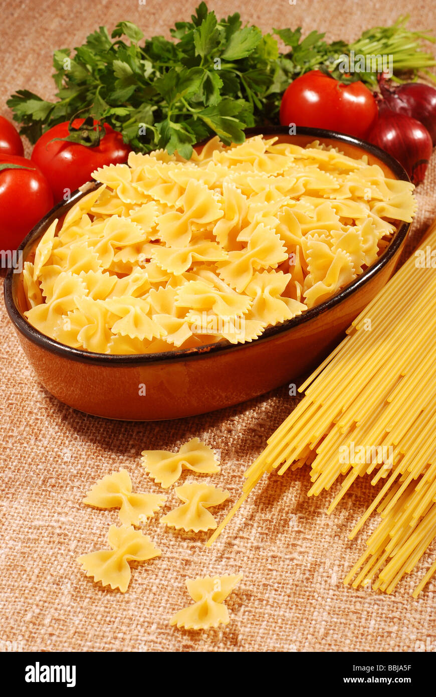 assorted pasta still life Stock Photo - Alamy