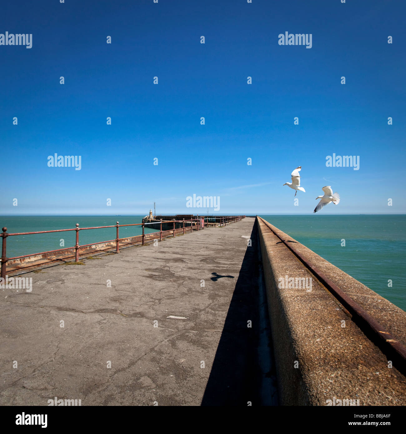 The Pier at Folkestone Stock Photo - Alamy