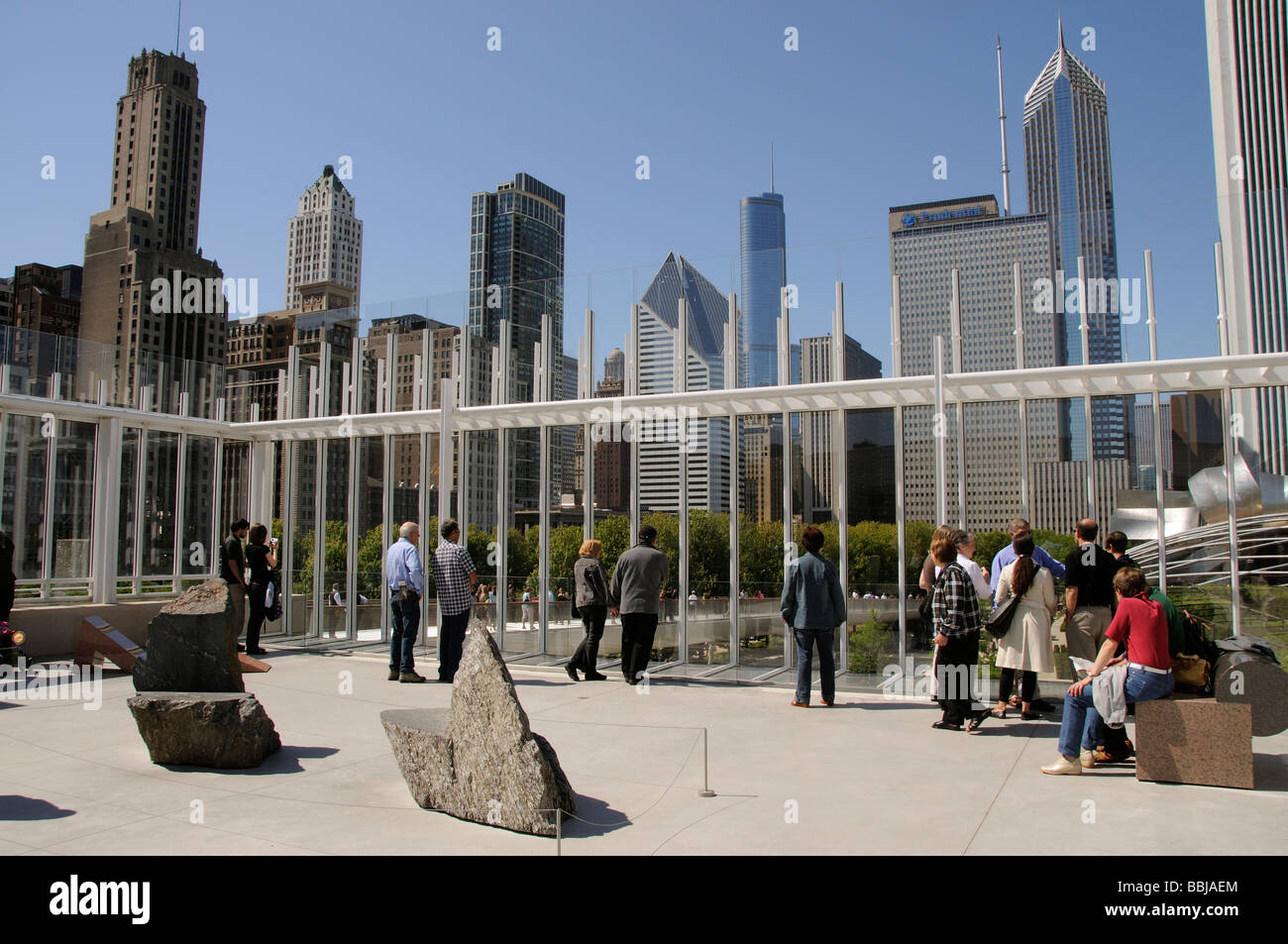 Bluhm Family Terrace at The Art Institute of Chicago modern wing on ...