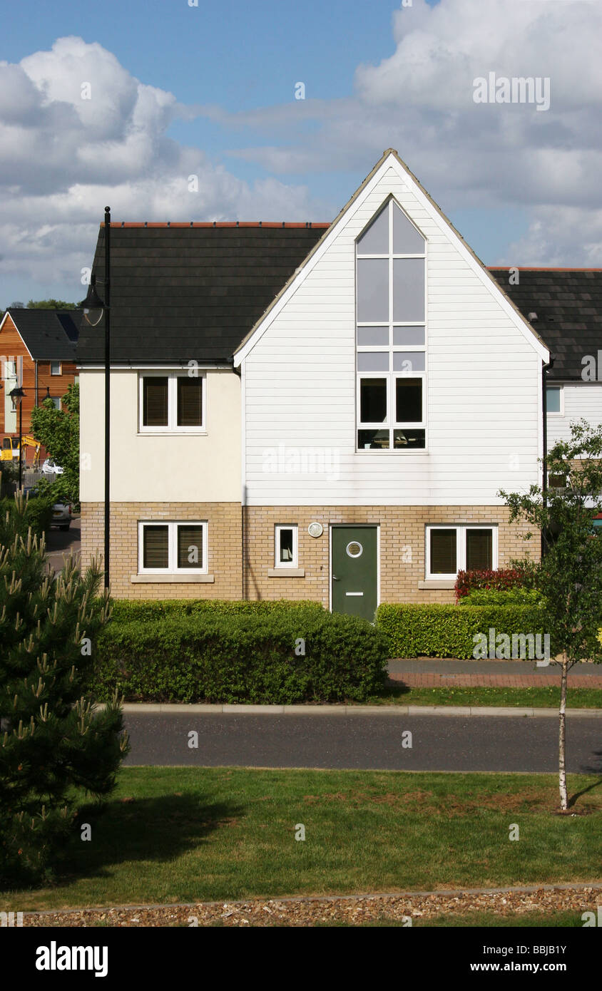 New build detatched house Kent UK Stock Photo - Alamy