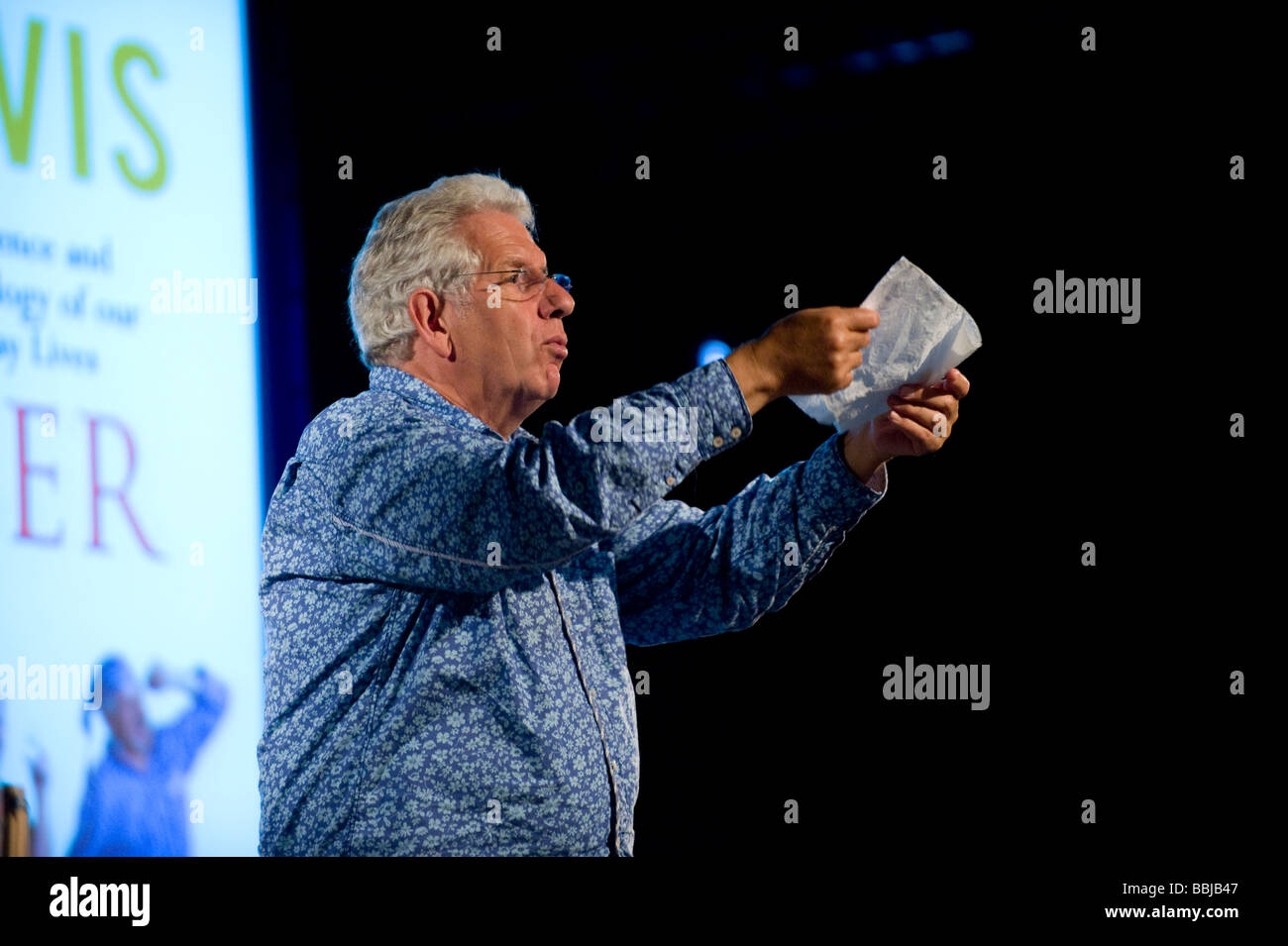 Adam Hart Davis at DuMaurier Festival Fowey 2009 Stock Photo - Alamy