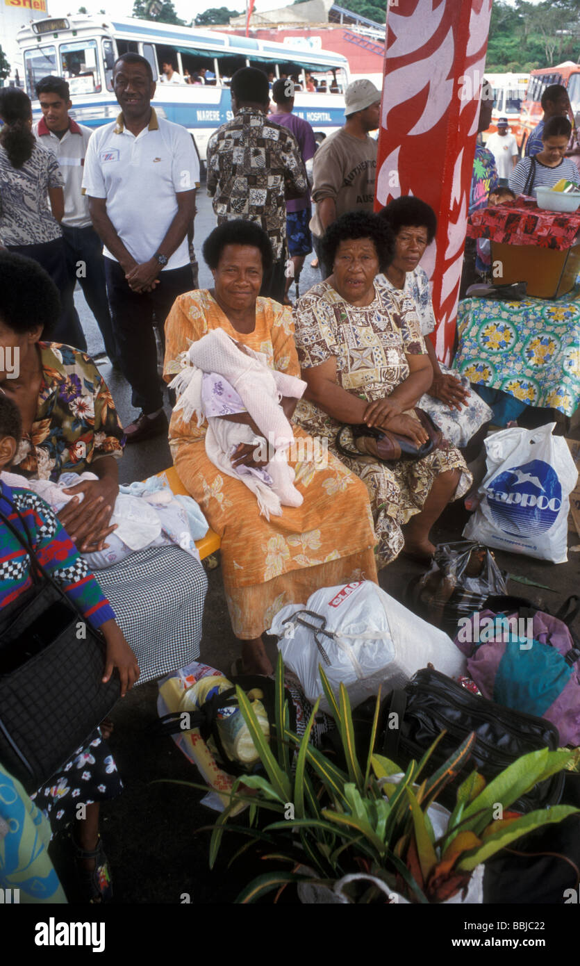 suva bus station fiji Stock Photo - Alamy