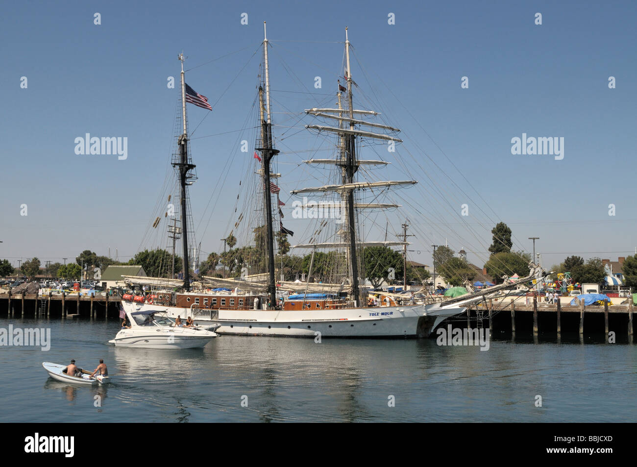Classic style tall ship SSV Tole Mour Stock Photo - Alamy