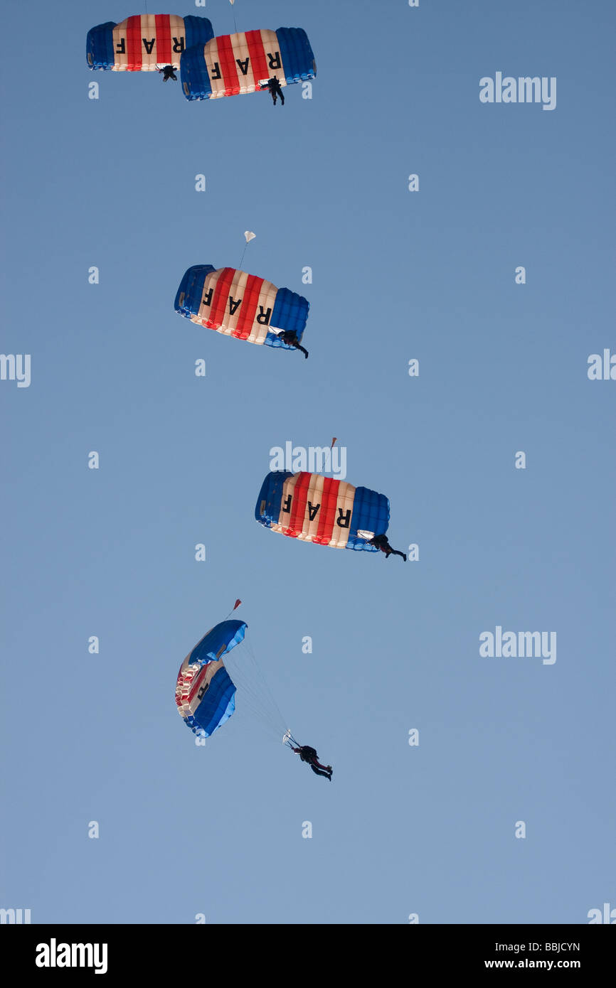 The Parachute Regiment Freefall TeamThe Red Devils parachuting display ...