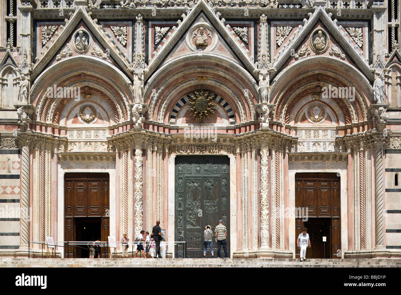 main entrance of Duomo di Santa Maria Assunta, Siena Stock Photo - Alamy