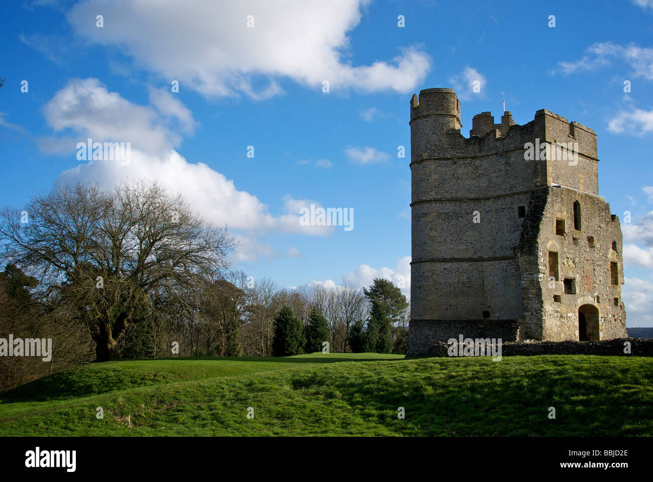 Donnington Castle Newbury Berkshire Stock Photo - Alamy