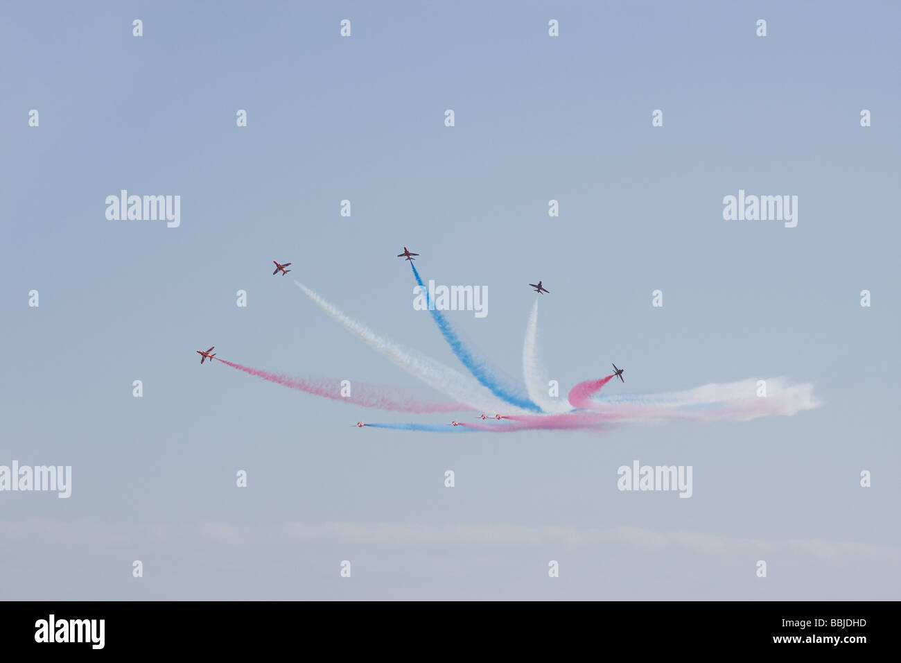 red arrows plane aeroplane display team aircraft southend airshow ...