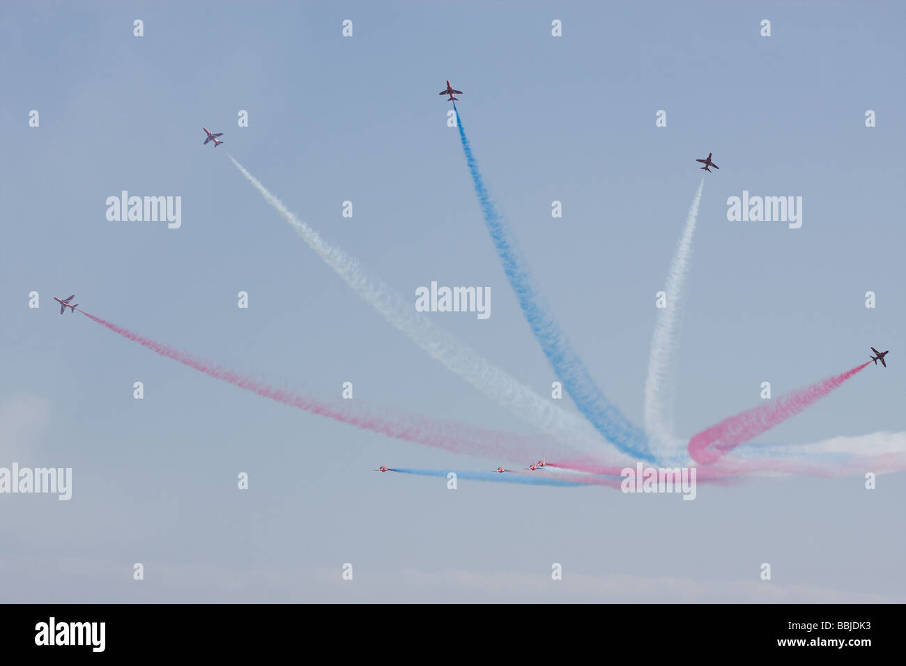 red arrows plane aeroplane display team aircraft southend airshow ...
