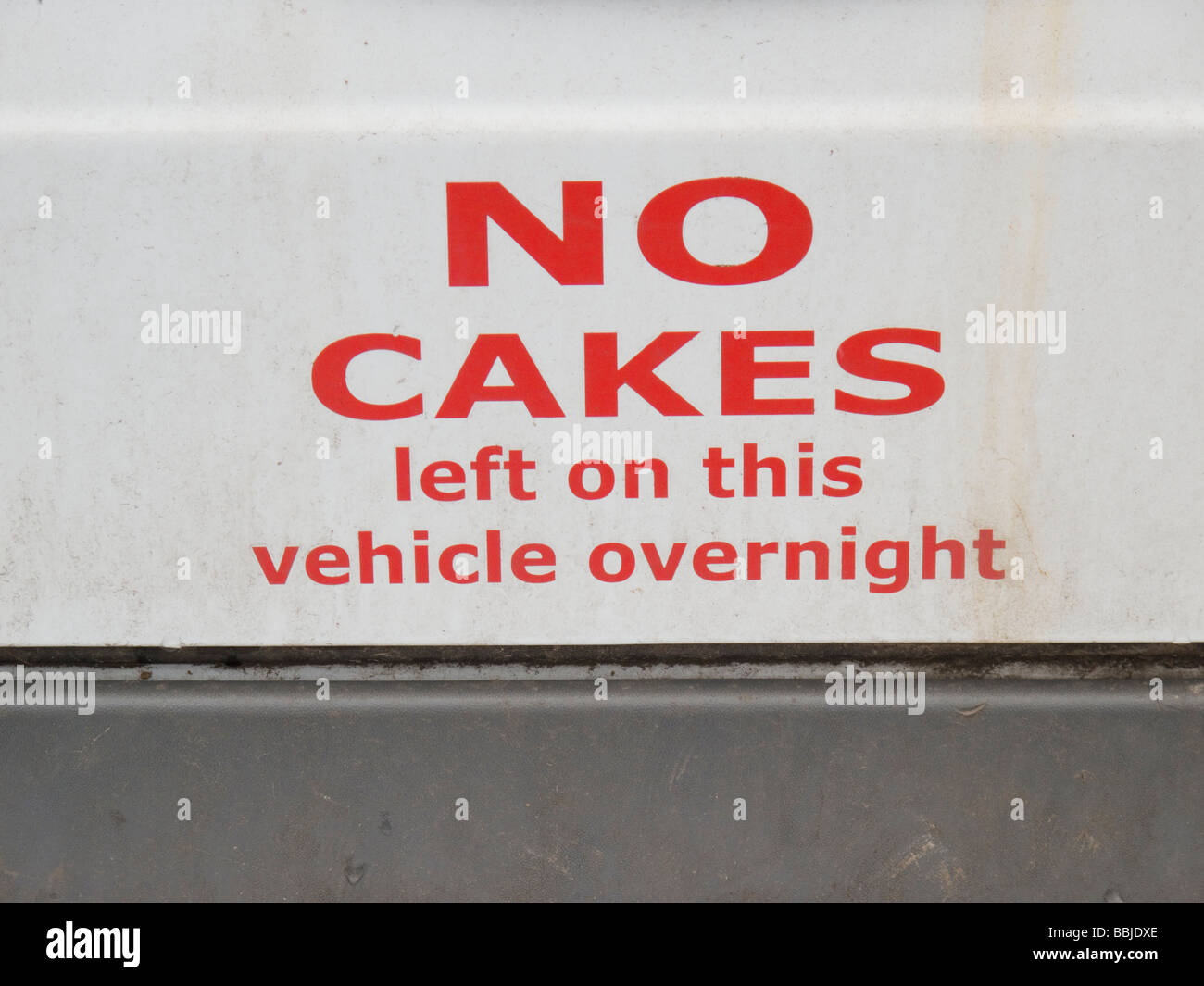 Keswick Cumbria Lake District Bakers van Stock Photo - Alamy