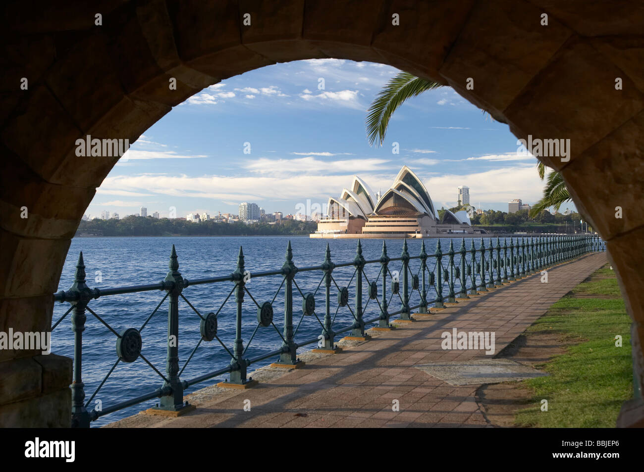 Stone Archway Milsons Point and Sydney Opera House Sydney New South ...
