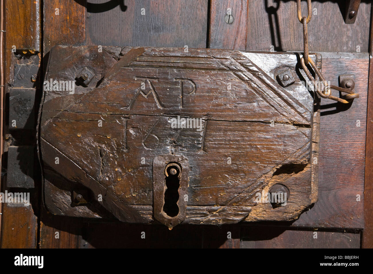 Dacre United Kingdom England GB Church of St Andrew Ancient lock dated ...