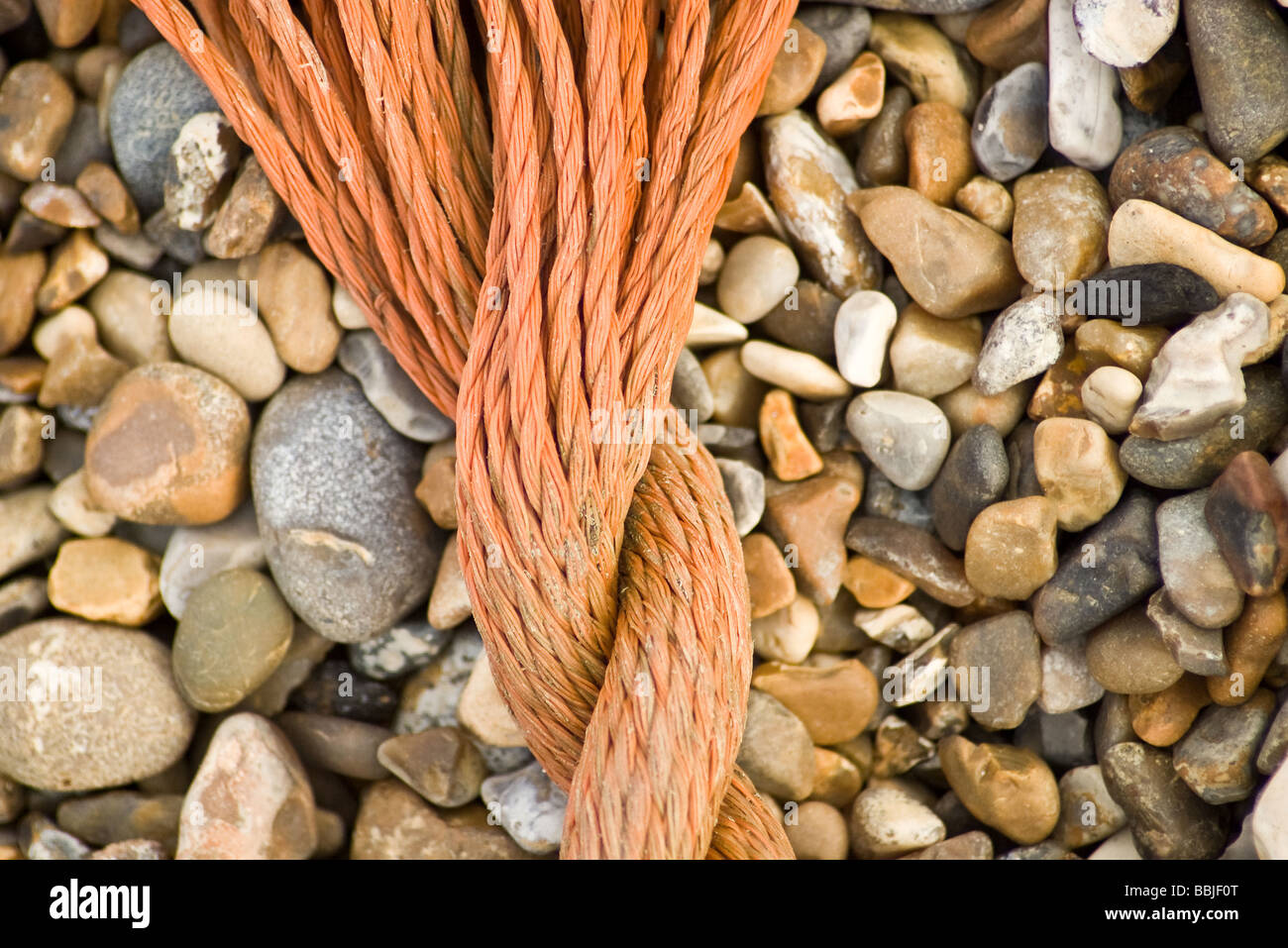 Rope beach pollution rubbish hi-res stock photography and images - Alamy