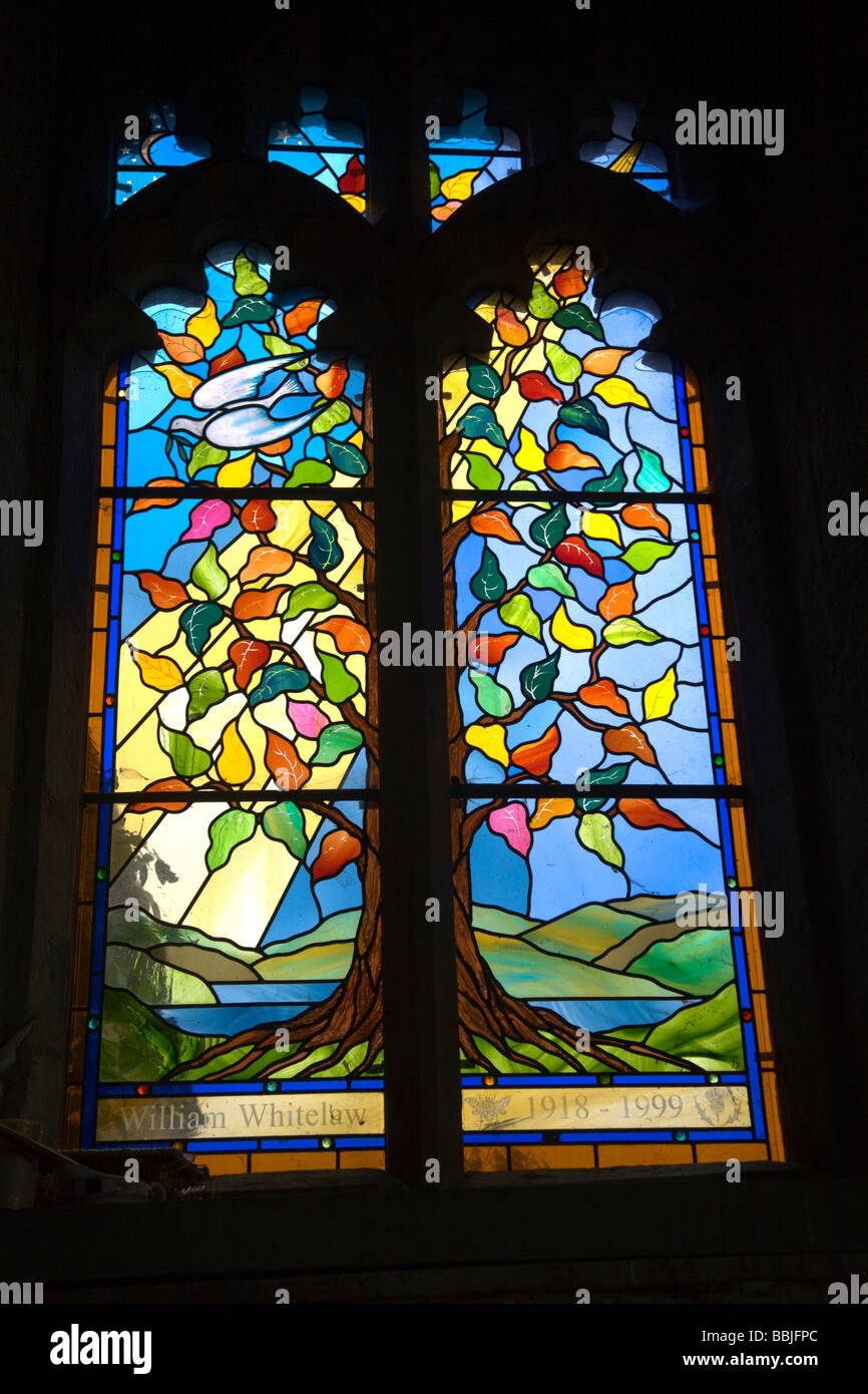 Dacre United Kingdom England GB Church of St Andrew Memorial stained ...