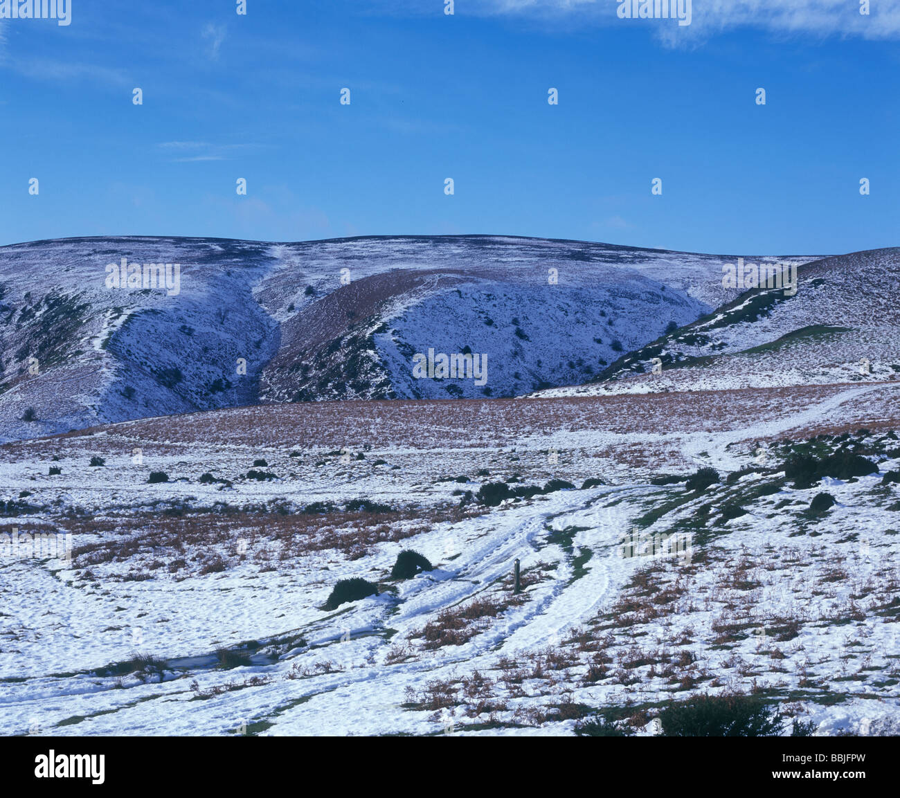 Long mynd snow hi-res stock photography and images - Alamy