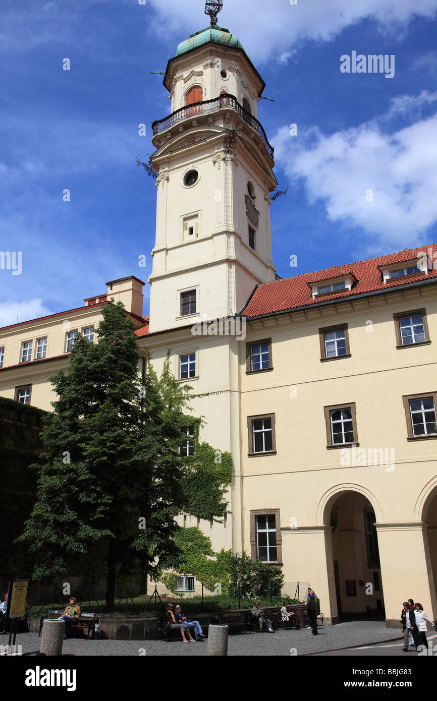 Czech Republic Prague Klementinum Clementinum Astronomical Tower Stock ...