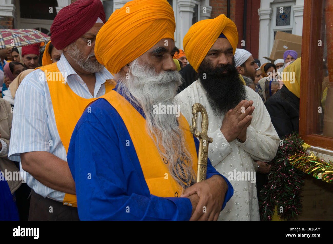 Vaisakhi procession in Manor Park, London Stock Photo - Alamy