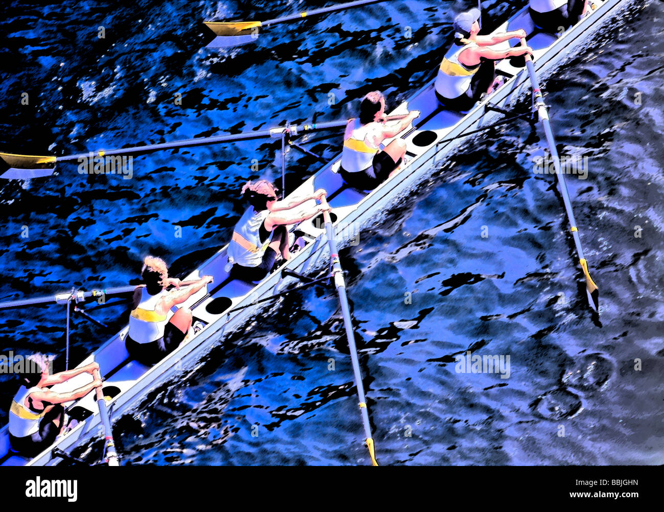 8 rowing shell hi-res stock photography and images - Alamy