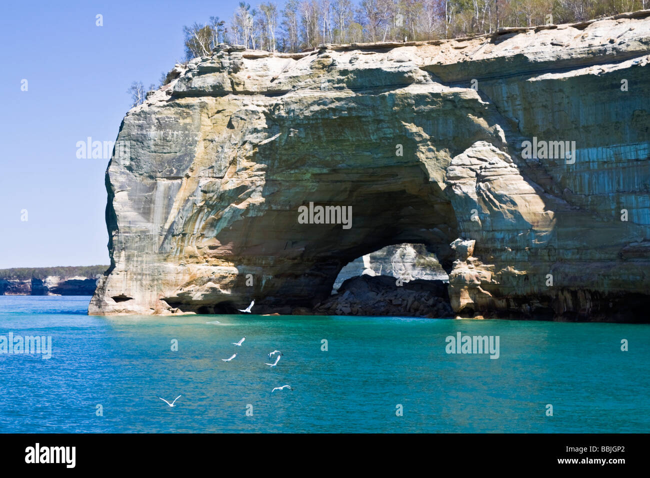 Pictured rocks national lakeshore hi-res stock photography and images ...