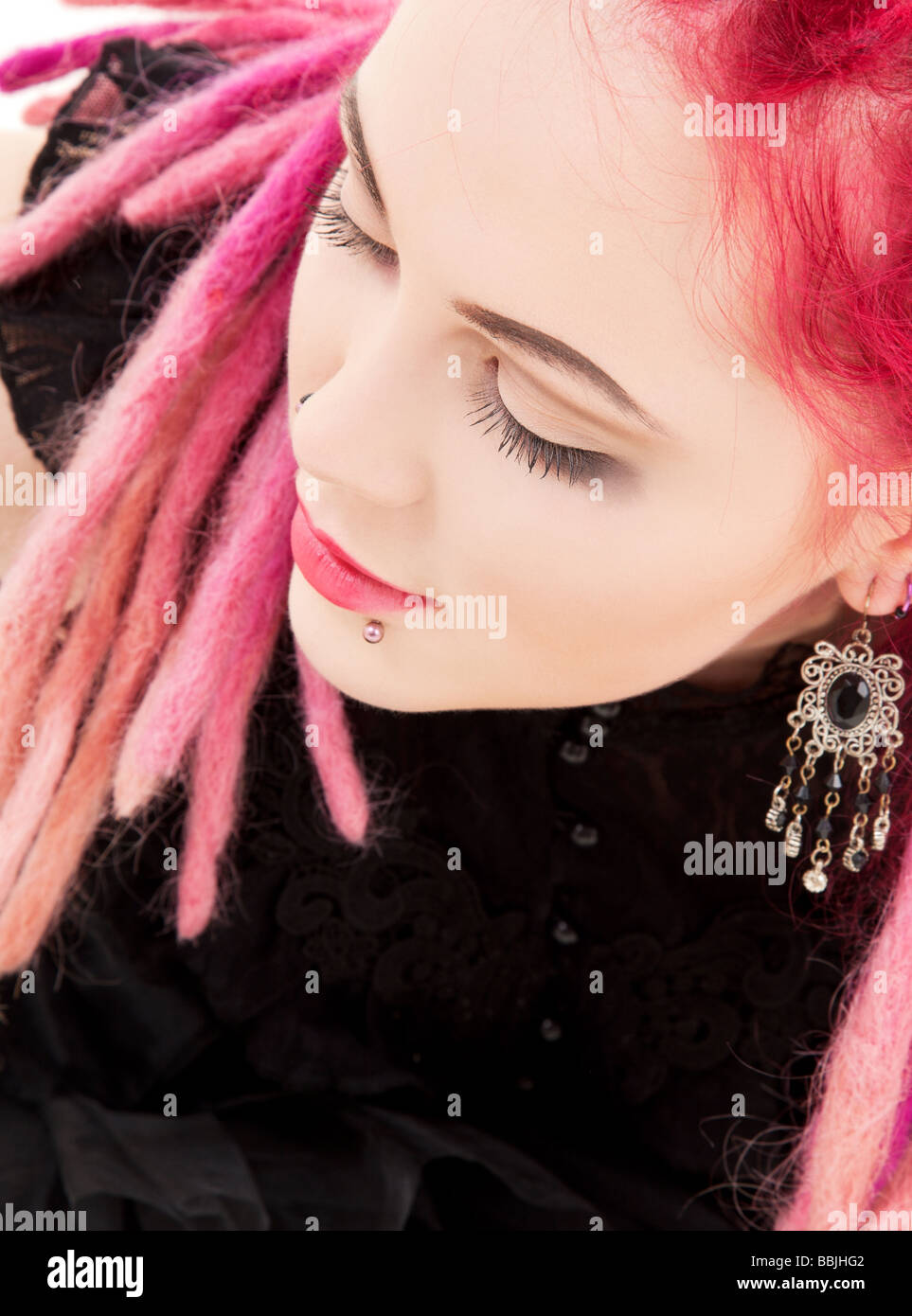 Punk goth pretty girl hi-res stock photography and images - Alamy