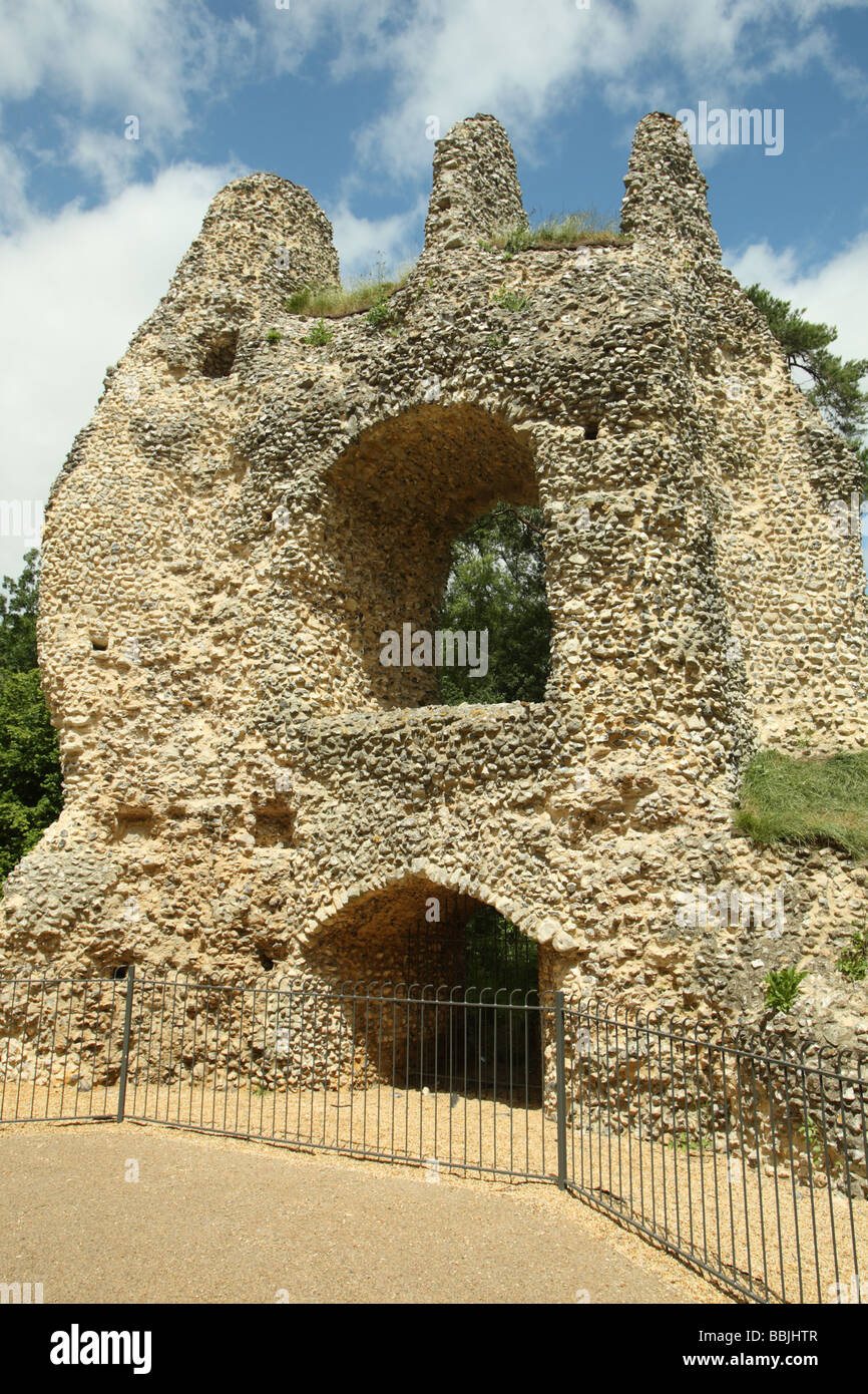 King John's Castle (Odiham Castle), Odiham, Hampshire, England Stock ...