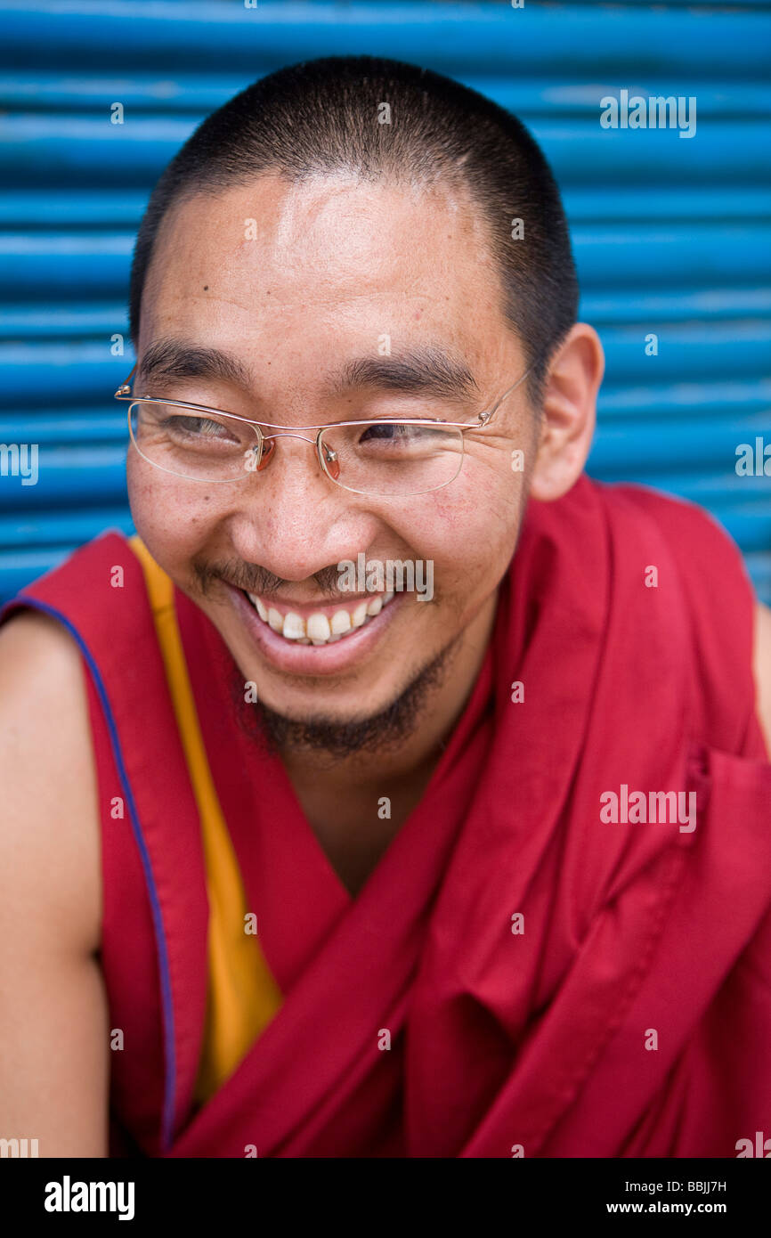 Monk laughing hi-res stock photography and images - Alamy