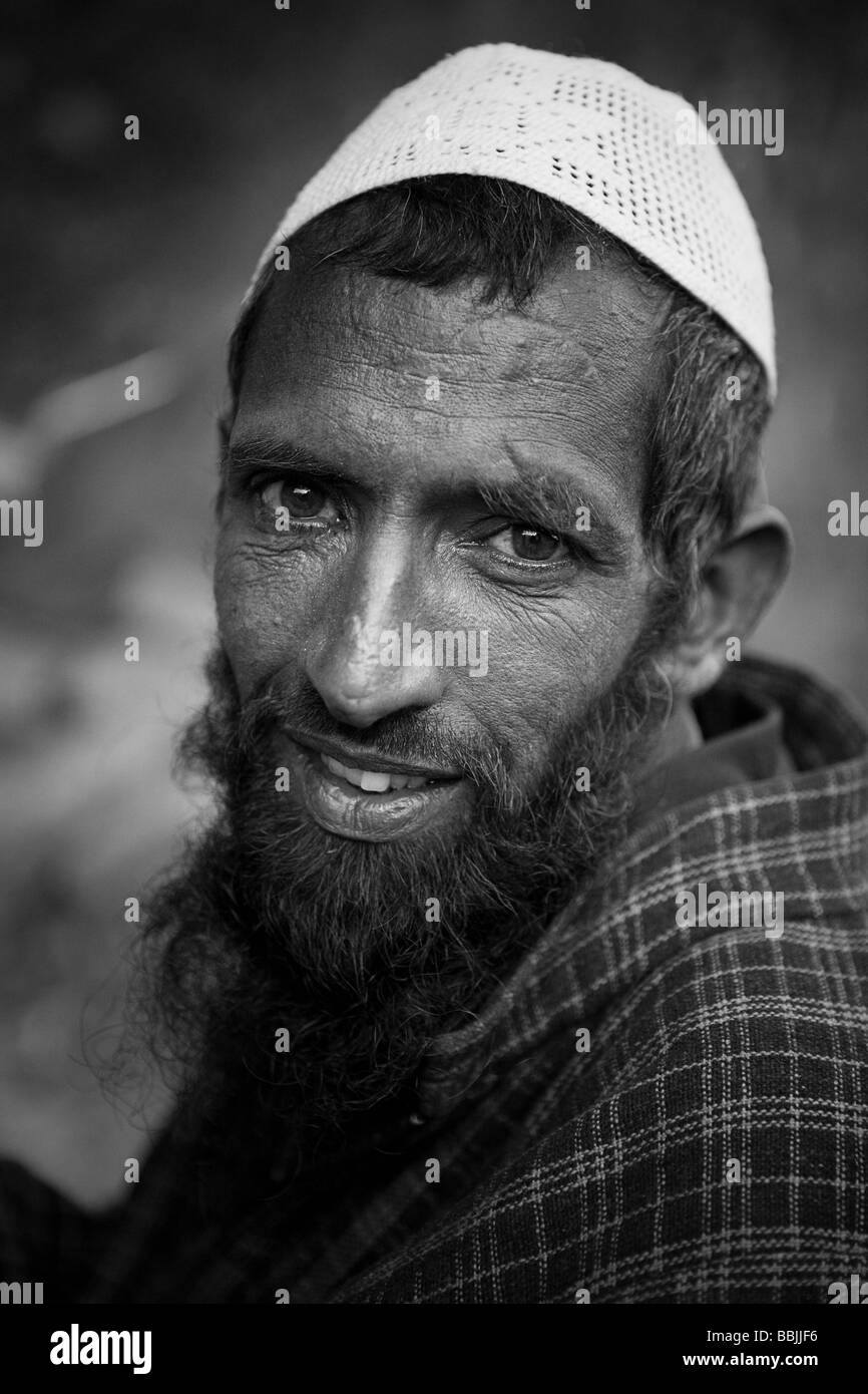 Indian men portraits Black and White Stock Photos & Images - Alamy