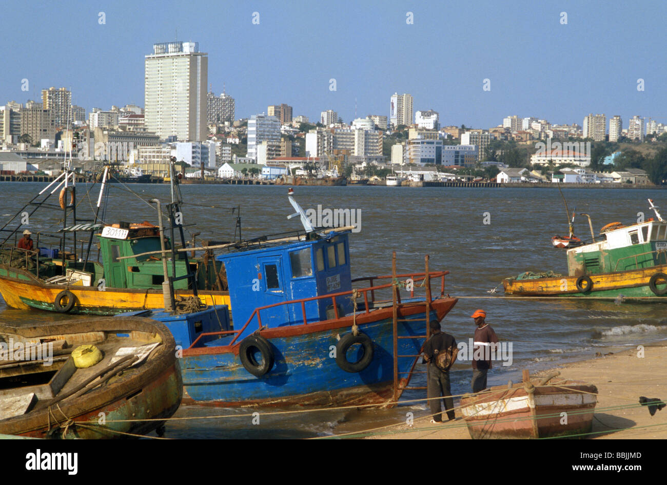city view from catembe maputo mozambique Stock Photo - Alamy
