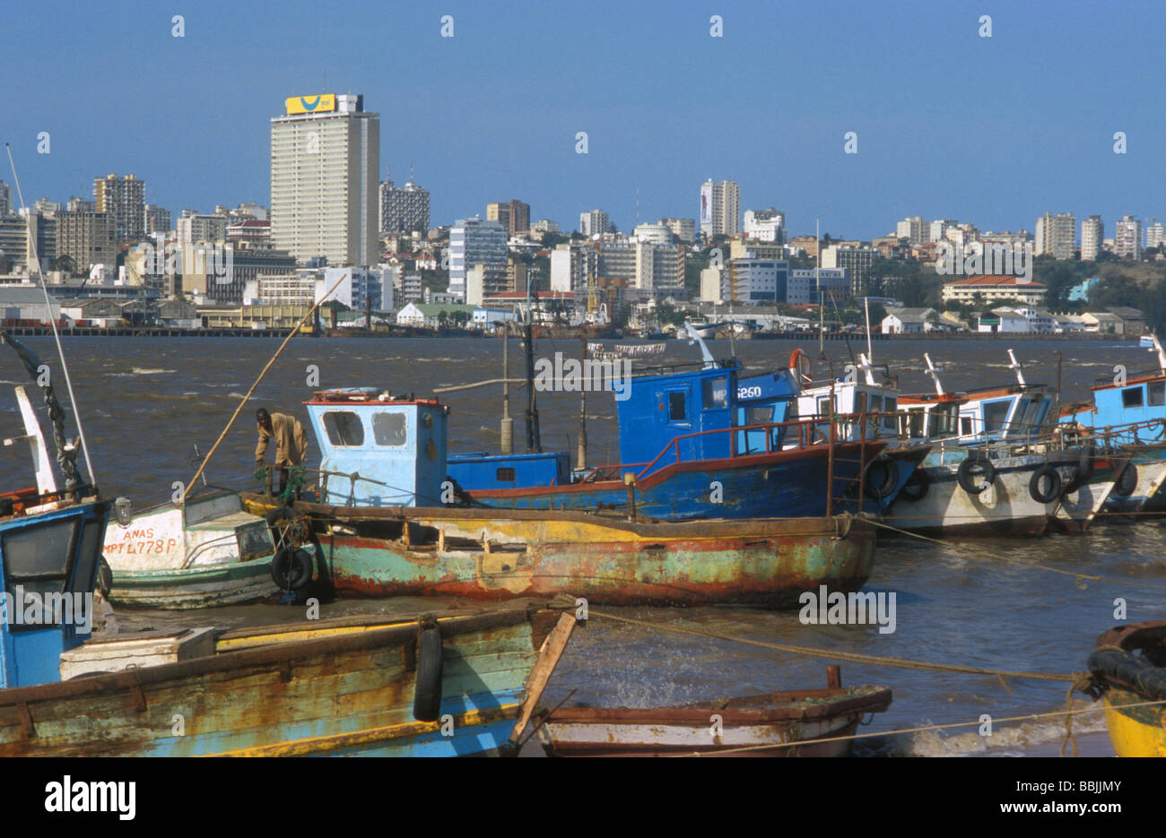 city view from catembe maputo mozambique Stock Photo - Alamy
