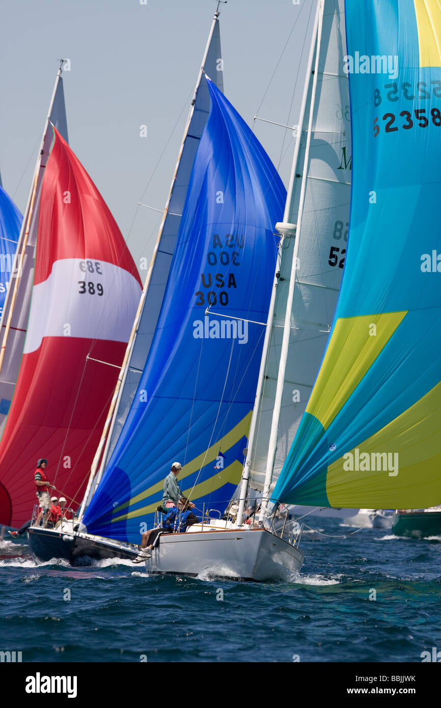 yachting, yacht racing, sailing Stock Photo - Alamy