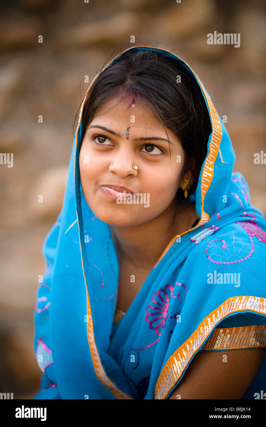 India portrait hi-res stock photography and images - Alamy