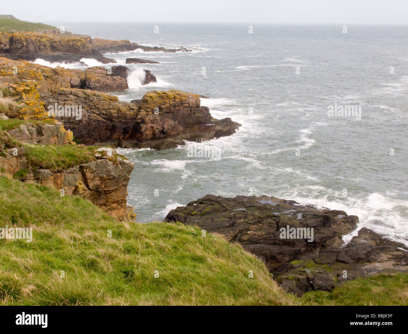 Cove coastal path aberdeen hi-res stock photography and images - Alamy