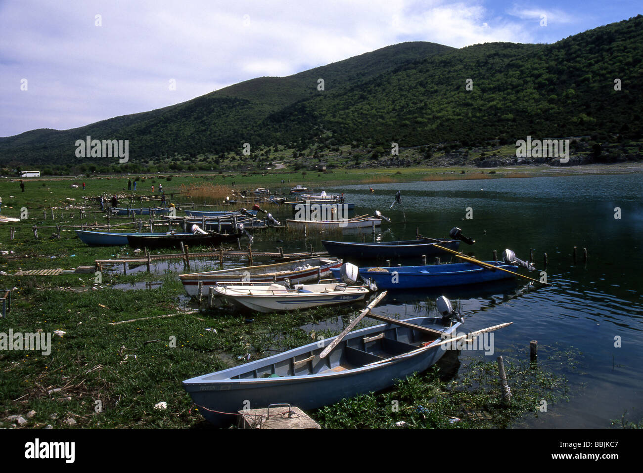 Greece, prespes lakes, big prespa Stock Photo - Alamy