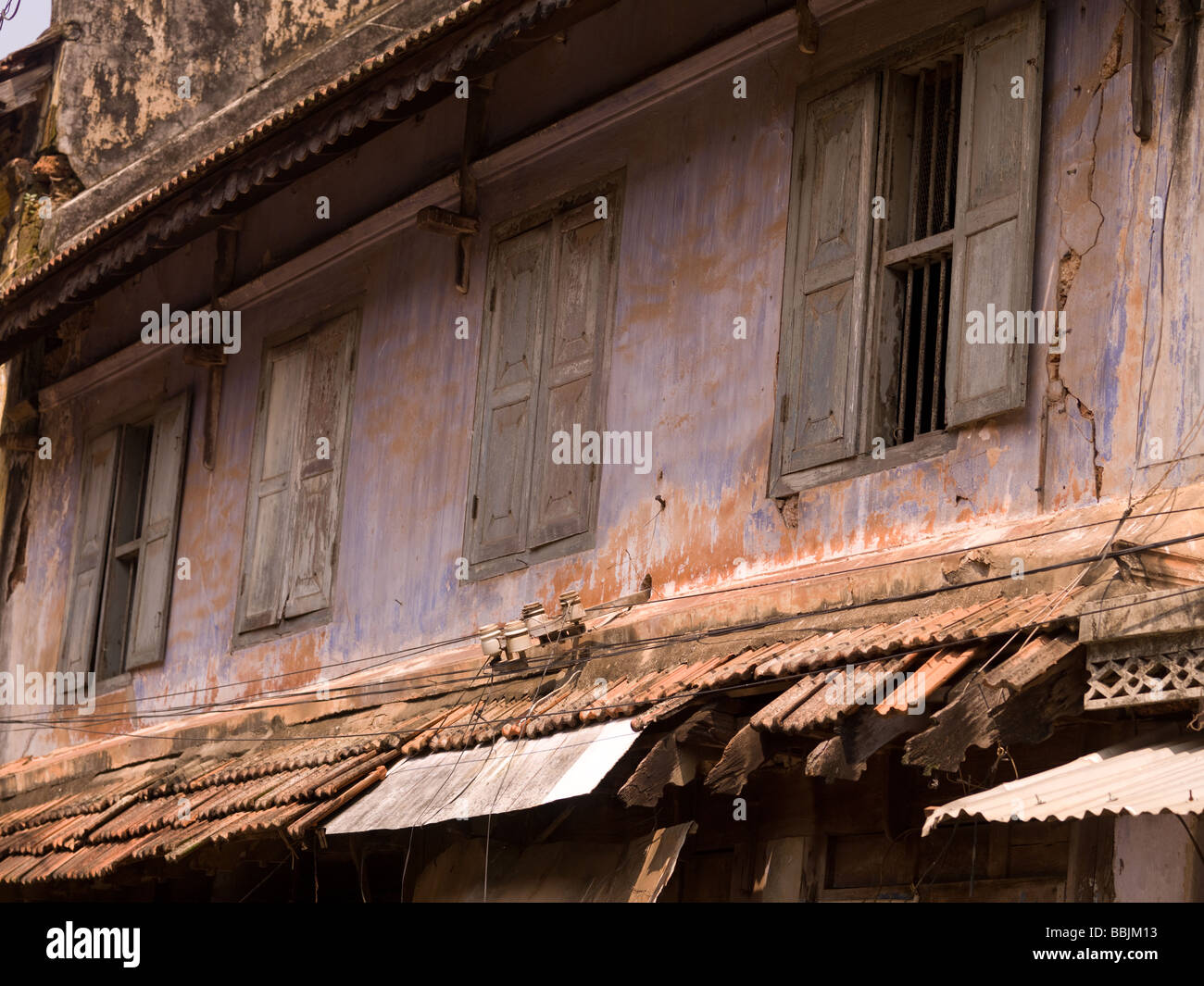 Rooftop of building in Cochin, Kerala, India Stock Photo - Alamy