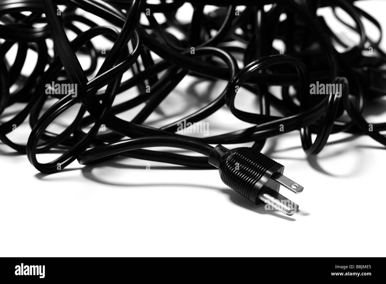 Outlet wires Black and White Stock Photos & Images - Alamy