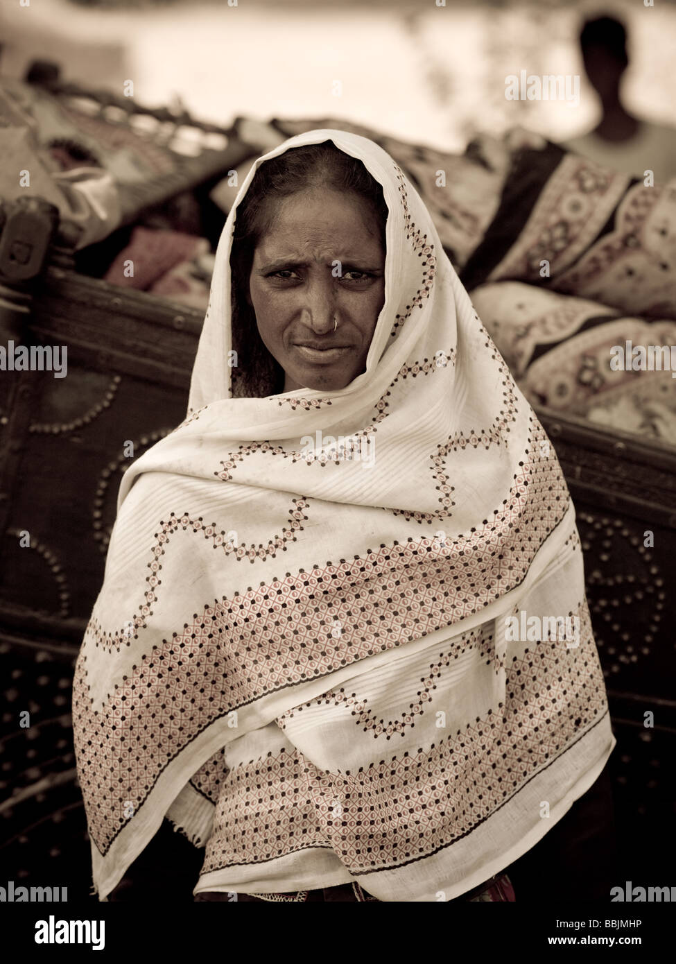 Gypsy woman in India Stock Photo - Alamy
